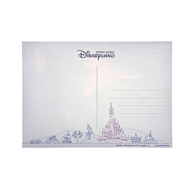 "Pre-Order" HKDL - Castle Postcard, Hong Kong Disneyland Skyline ...