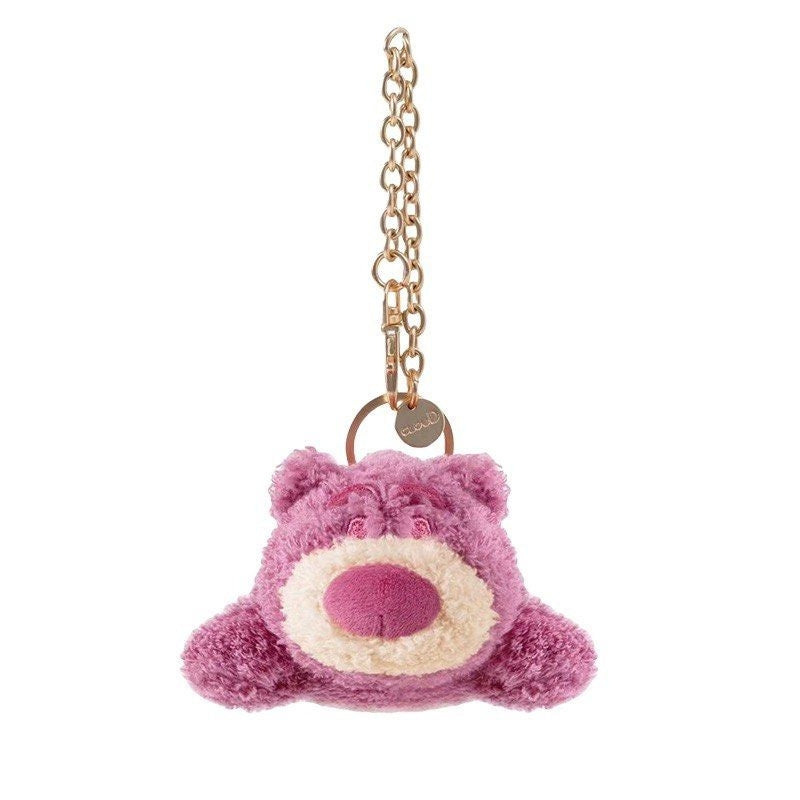 “Pre-order” HKDL - Lotso Fluffy Plush Keychain - Cloud Fluffy Collecti ...