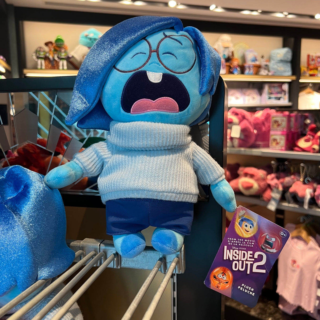 HKDL- SADNESS Small Plush 11" - Pixar Plush – Inside Out 2【Ready Stock ...