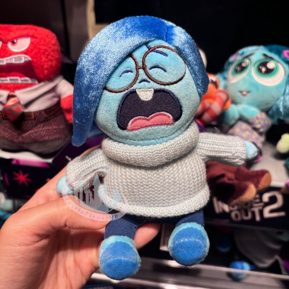 HKDL - SADNESS Magnetic Shoulder Pal Plush, Inside Out 2【Ready Stock ...