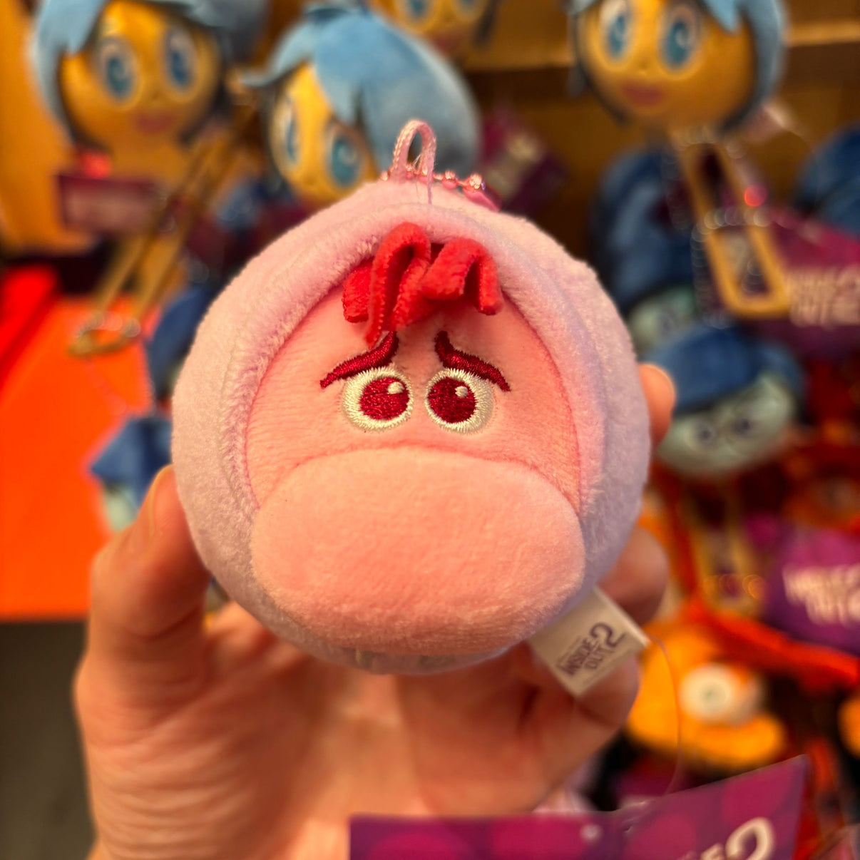 HKDL - EMBRASS Embarrassment Bag Charm - Pixar Inside Out 2【Ready Stoc ...