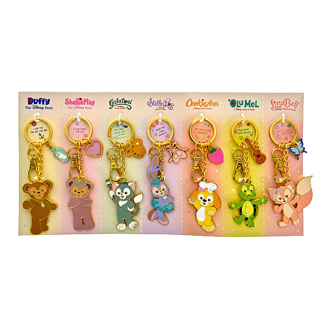 HKDL - Duffy and Friends Keychain Set – CastlePlanetHK
