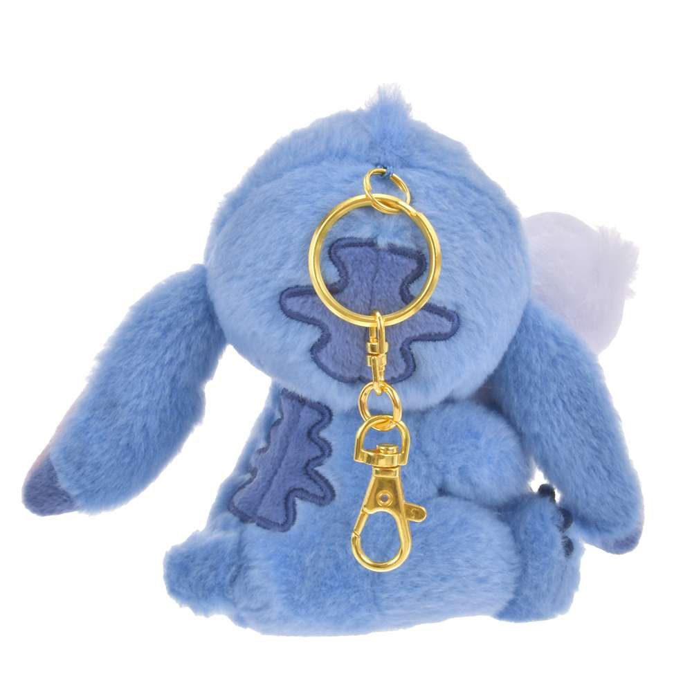 HKDL - Stitch Plush Keychain Hug with Duck (Disney Stitch Day Collecti ...